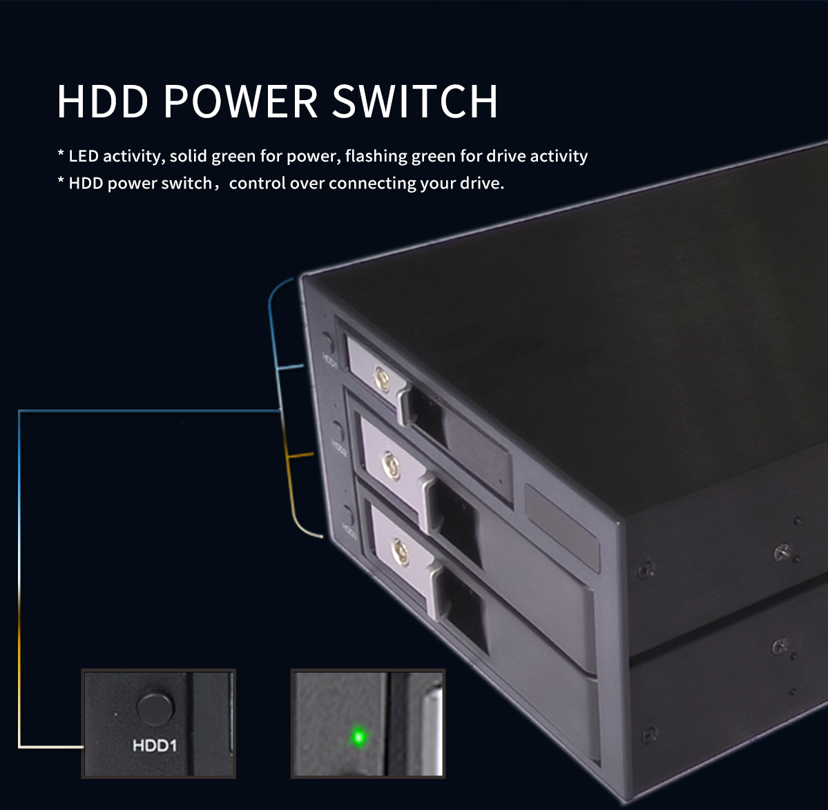 Multi-function hard drive enclosure, supporting a variety of hard disks ...